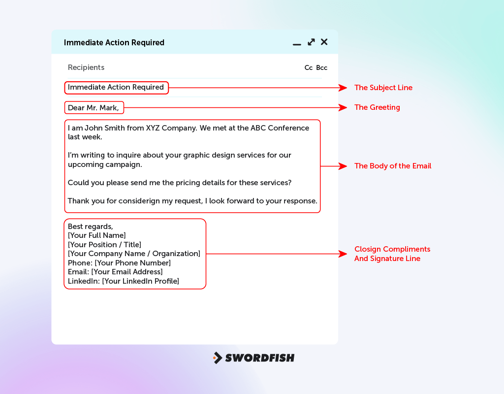 How to Properly Format an Email [The Step-by-Step Guide] - Swordfish
