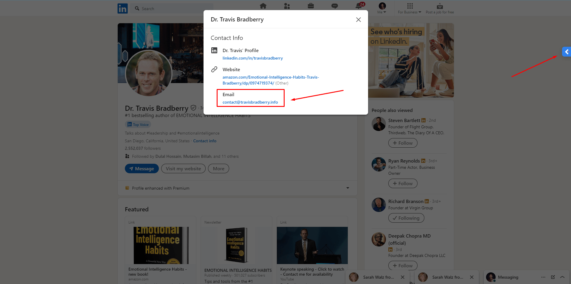 How to Find Someone's Email on LinkedIn [8 Easy Ways] - Swordfish
