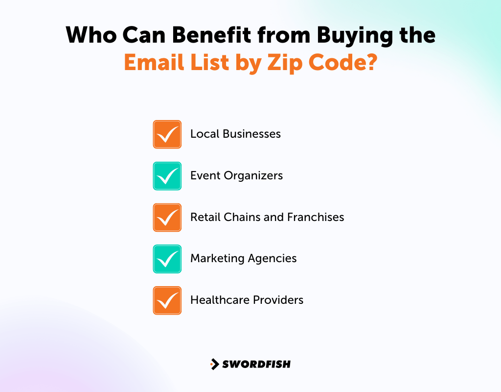 How to Buy Email List by Zip Code for Area-Specific Marketing - Swordfish