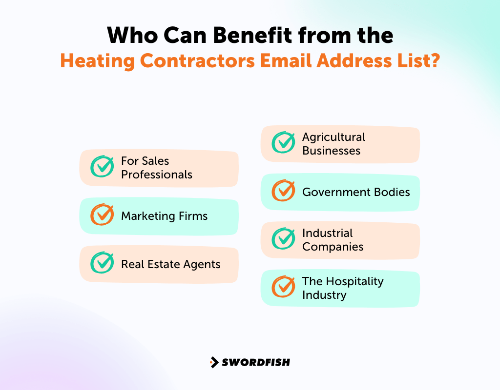 Heating Contractors Email List to Transform Your HVAC Projects - Swordfish