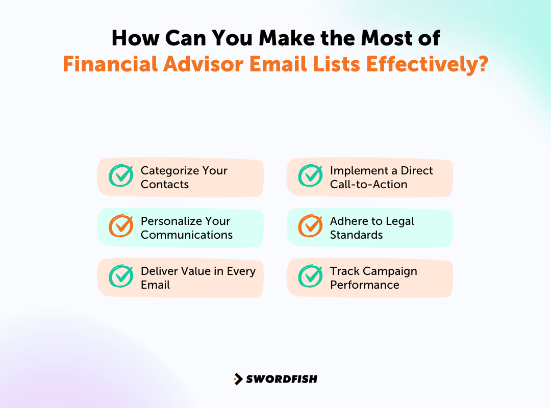 Financial Advisor Email List | 100% Verified Email List